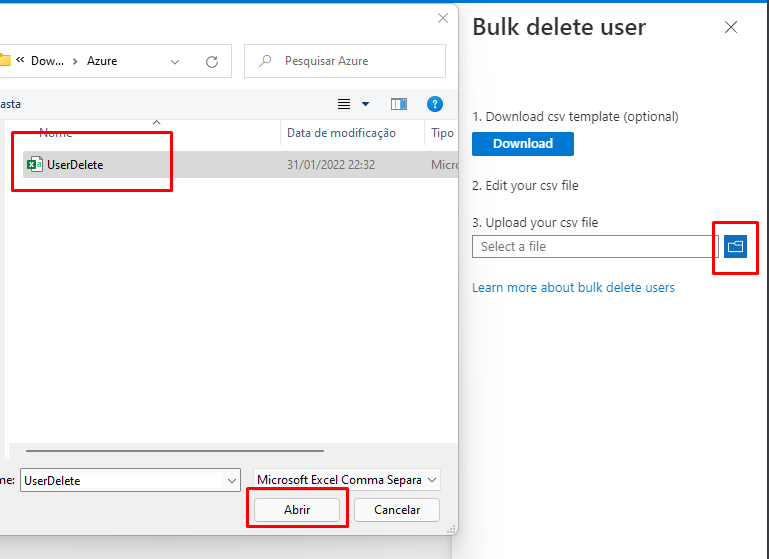 Deletar usuários em massa no Azure Active Directory - DevPro Community